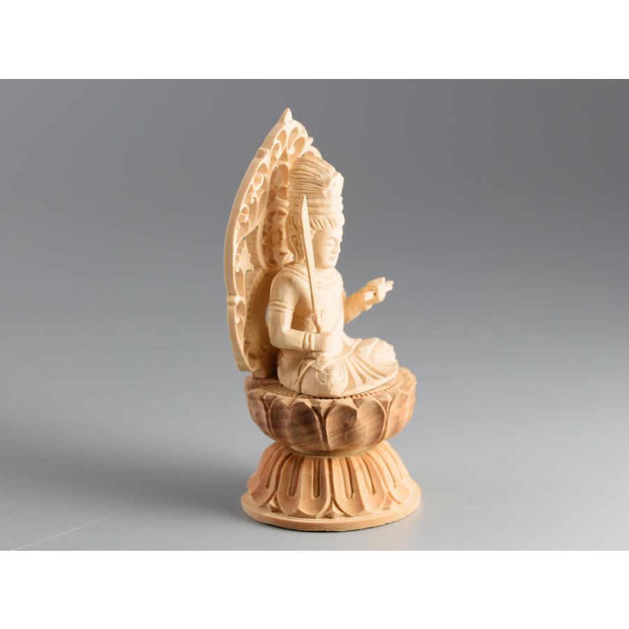 文珠菩薩 /size:H7cm/ 黄楊 菩薩像 文殊師利 曼殊空利 ミニ手彫り 木彫り 仏教芸術 美術品 仏像 アート : 99-1604 : Cathay - 通販 - Yahoo!ショッピング