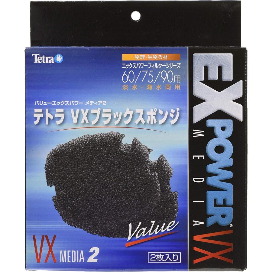 Tetra テトラ VXブラックスポンジ VX Media2 60/75/90用 : Cattry BRANCHE - 通販 - Yahoo!ショッピング