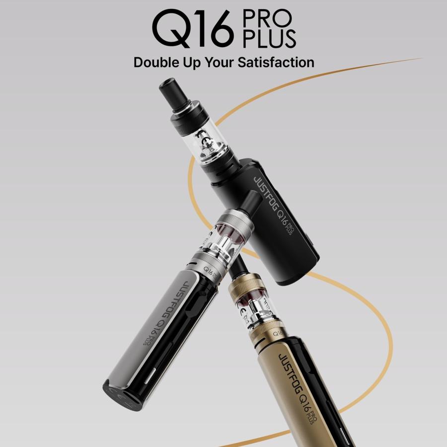 アトマイザー タンク JUSTFOG ジャストフォグ Q16 Pro Plus 専用 1.6Ωコイル付き リキッド用 カートリッジ 交換用 510 CBD CBN VAPE ベイプ ...