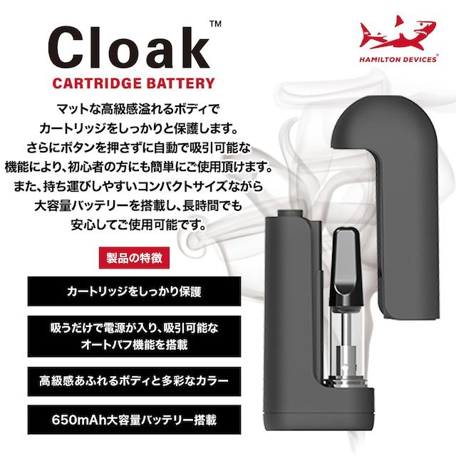 HAMILTON DEVICES CLOAK クローク カートリッジ バッテリー ハミルトンデバイス 650mAh CBD CBN CBG ...