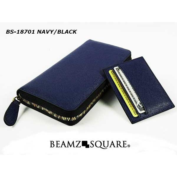 ラウンドファスナーウォレット スコッチグレインレザー メンズブランド長財布 BEAMZSQUARE ビームズスクエア 送料無料 : CCCSTORES - 通販 - Yahoo!ショッピング