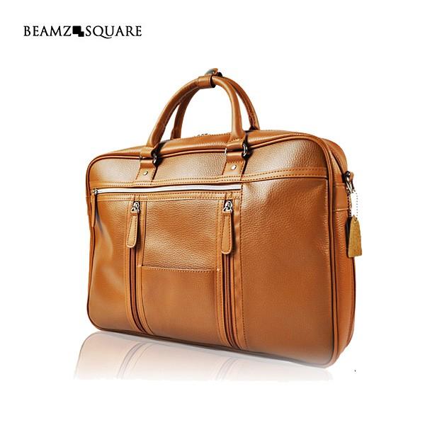 BEAMZSQUARE メンズビジネスバッグ フォーマル レザースタイリッシュデザイン ブリーフケース A4サイズ対応 紳士用 本革牛皮男性用鞄 カバン : CCCSTORES - 通販 ...
