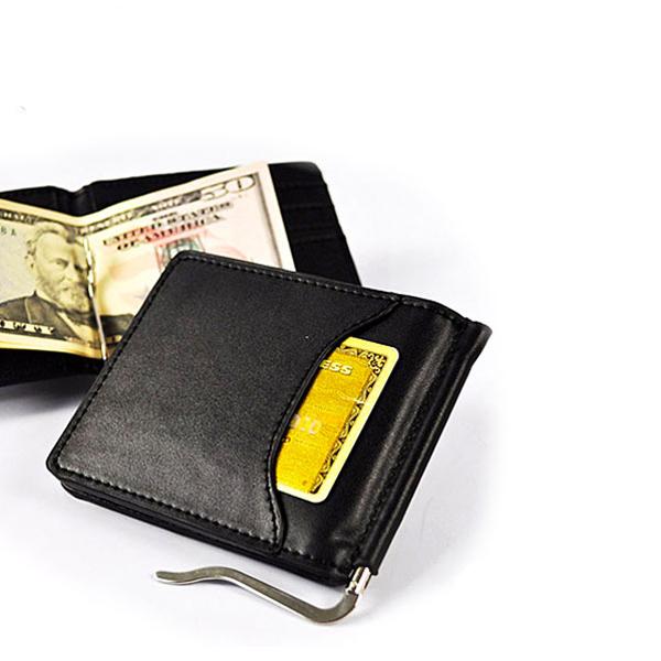 レザーマネークリップ メンズ本革ブランド短財布 ブラック black BEAMZSQUARE 送料無料 : CCCSTORES - 通販 - Yahoo!ショッピング