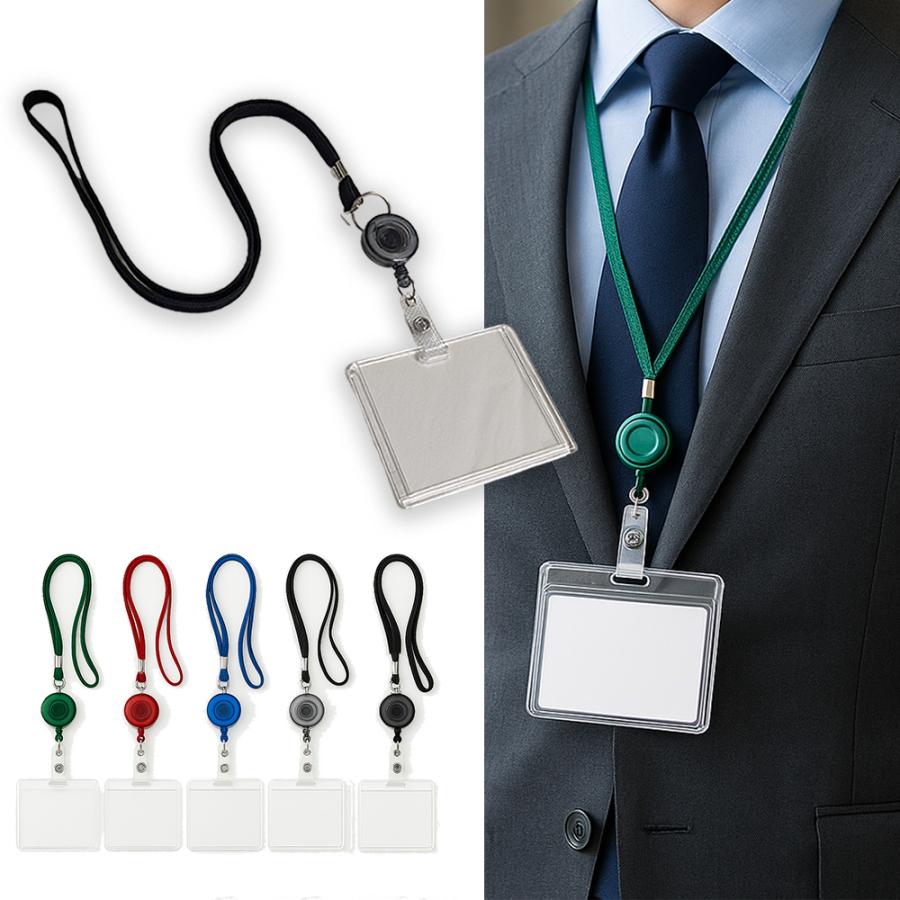 ハードケースカードホルダー ネームホルダー 社員証 ケース ネックストラップ idカードホルダー idカードケース リール 送料無料 : CCCSTORES - 通販 - Yahoo!ショッピング
