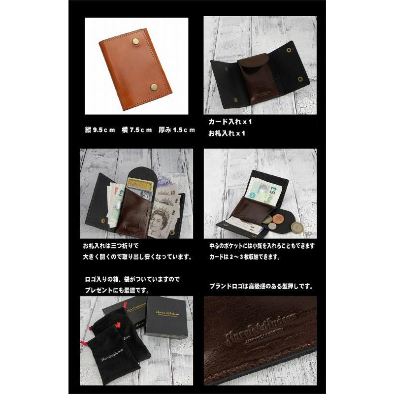 イタリアンレザー 三つ折りコンパクト財布HARVIE&HUDSONハービー&ハドソン 短財布 ha6002 : CCCSTORES - 通販 - Yahoo!ショッピング