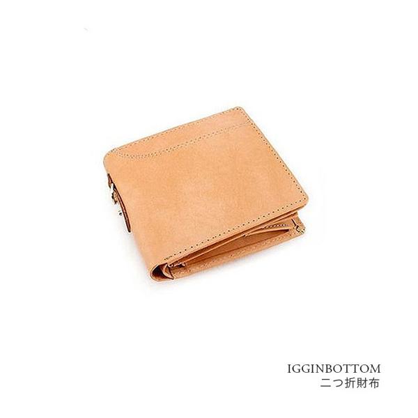 IGGINBOTTOM イギンボトム サラマンダーボンデッドレザーを レザーショートウォレット 二つ折り短財布さいふ サイフ 財布 wallet ig703 : ig703be ...