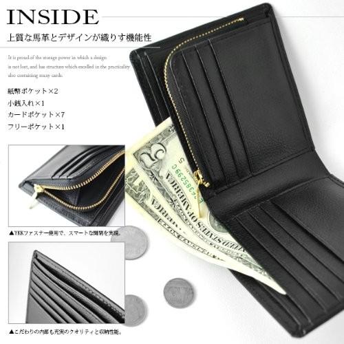 メンズ 男性用 馬革×牛革×機能性×GOODデザイン MERGE マージ 短財布 ブラック mg1713bk : CCCSTORES - 通販 - Yahoo!ショッピング