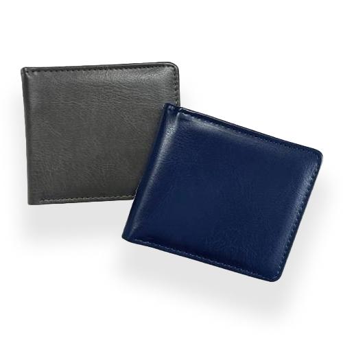 メンズ 定番 シンプル 薄型 二つ折り 財布 PUレザー 短財布 オリーブ ネイビー おしゃれ 紳士用 送料無料 箱無し : CCCSTORES - 通販 - Yahoo!ショッピング