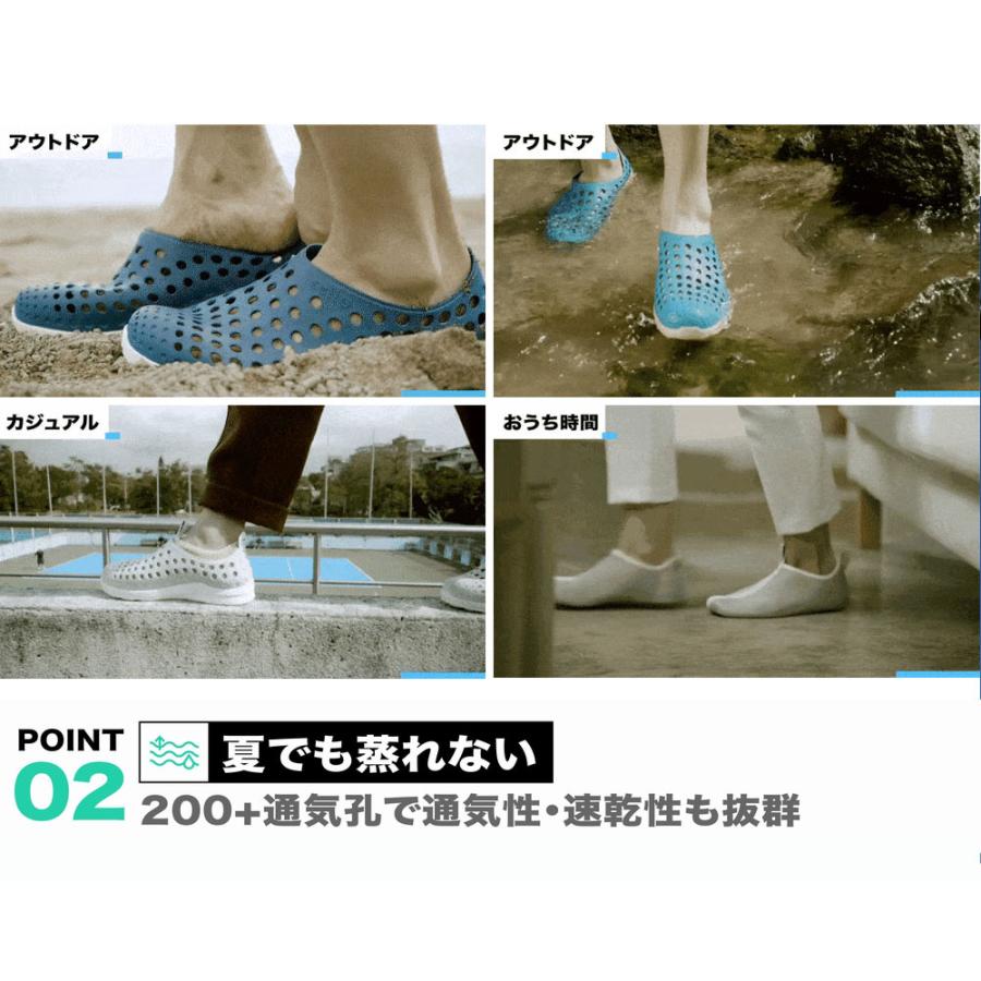 ccilu 【17日までのサマーセール特別価格】サンダル スリッポン メンズ レディース アクアシューズ おしゃれ チル 軽量 衝撃吸収 オフィス アウトドア スポーツ : ccilu公式 ...