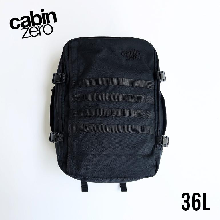 cabin zero リュック バックパック キャビンゼロ 36L ブラック 機内持ち込み オコバン OKOBAN MILITARY STYLE ABSOLUTE BLACK : CDC ...