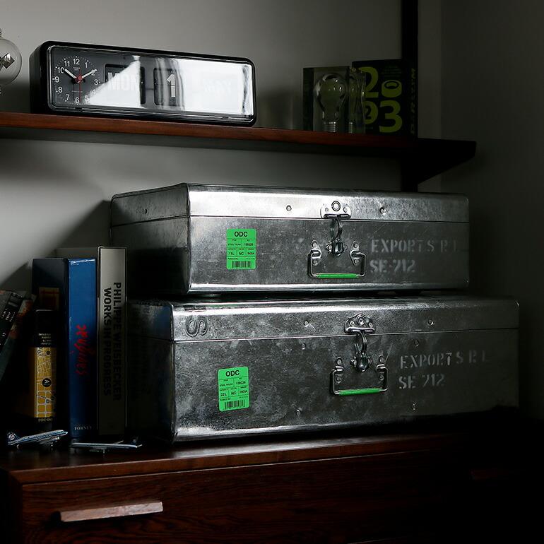 PUEBCO コンテナボックス トランク 持ち手付き 持ち運び スチール製 プエブコ STEEL TRUNK 11L : CDC GENERAL STORE - 通販 - Yahoo!ショッピング