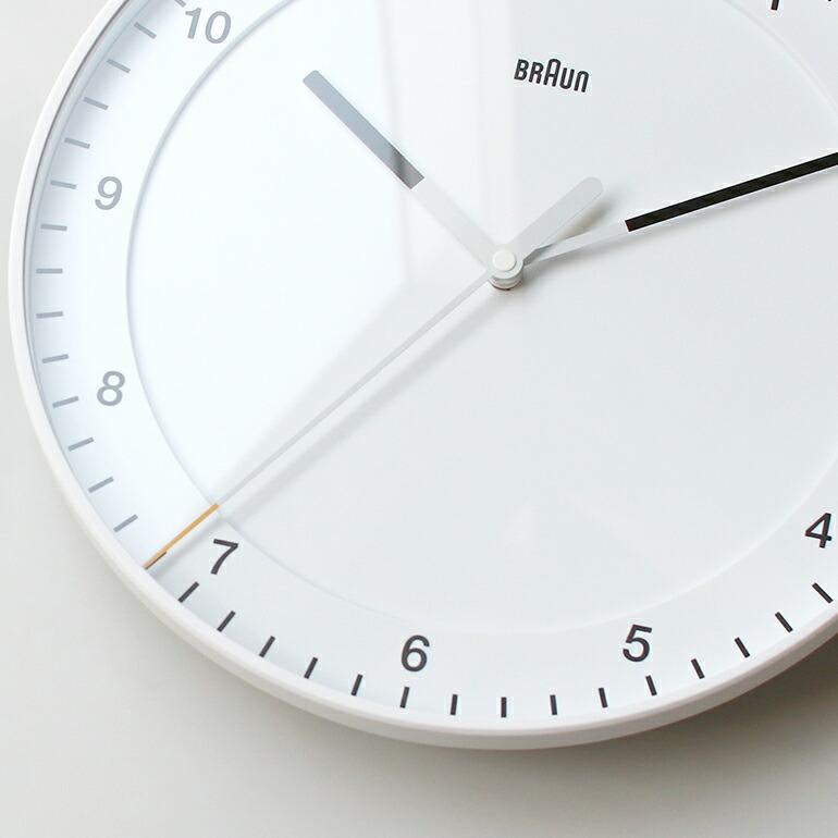 掛け時計 ウォームクロック アナログ 秒針なし 静か 30cm おしゃれ シンプル インテリア BRAUN ブラウン Wall Clock BC17 :int2103:CDC GENERAL ...
