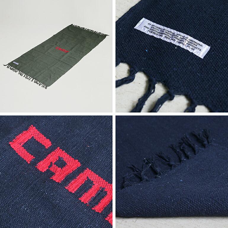 PUEBCO ラグ 90×180 おしゃれ キャンプラグ リビングラグ プエブコ HANDLOOMED RECYCLE YARN CAMP ...
