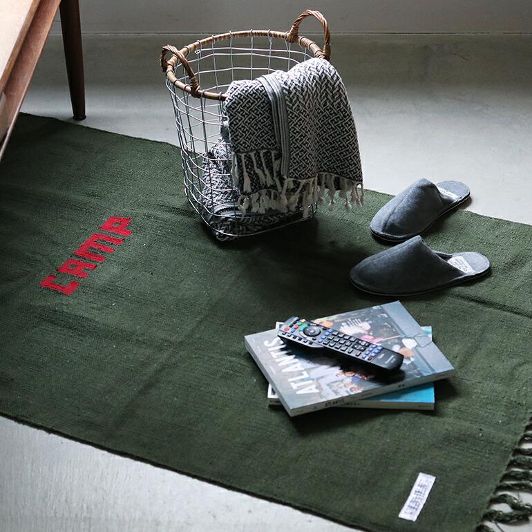 PUEBCO[プエブコ] HANDLOOMED RECYCLE YARN CAMP RUG キャンプラグ :int2125:CDC GENERAL STORE - 通販 - Yahoo!ショッピング