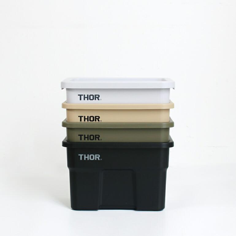 THOR コンテナ 収納ボックス フタ付き ソー スタッキング 屋内 THOR コンテナ 収納ボックス フタ付き ソー スタッキング 屋内
