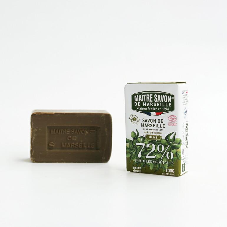 Maitre Savon de Marseille マルセイユ石鹸 本物 無添加 オリーブ石鹸 天然由来 ボディ 洗顔 洗髪 MAITRE SAVON DE MARSEILLE メートル ...