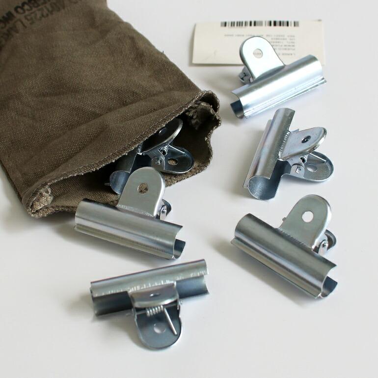 PUEBCO クリップ スチール プエブコ シルバー 紙 書類 袋留め 5cm幅 6個 セット 袋入り おしゃれ LARGE CLIP : CDC GENERAL STORE - 通販 ...