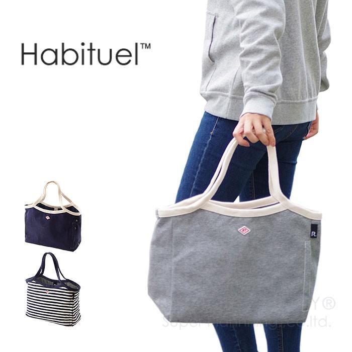 ROOTOTE トートバッグ ルートート SN.ハビチェルコットンテンジク-C 肩掛け 外側ポケット レディーストート Habituel モクグレー : クラシモノ CDF - 通販 ...