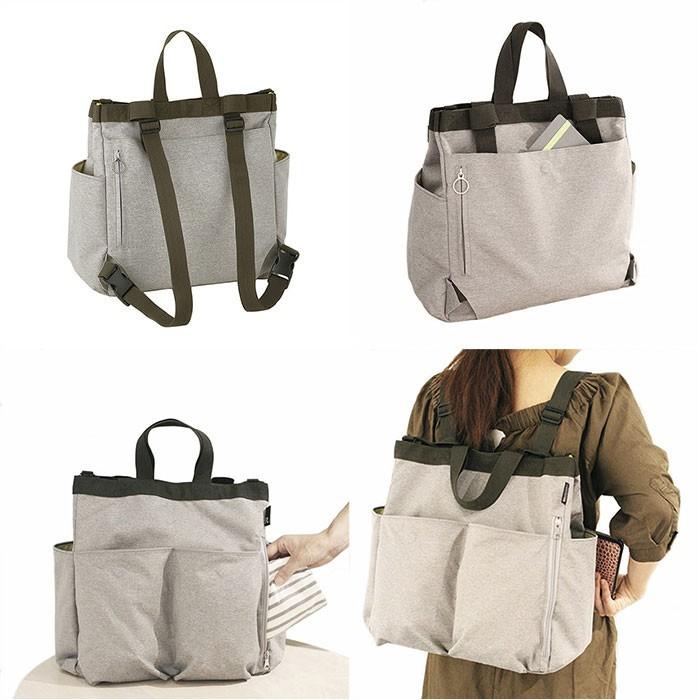 マザーズバッグ ルートート SN.マミールーミアレ-A リュック ショルダーストラップ付き 3WAY マザーバッグ ROOTOTE MammyROO MIARE ベージュ :18149:美しく ...