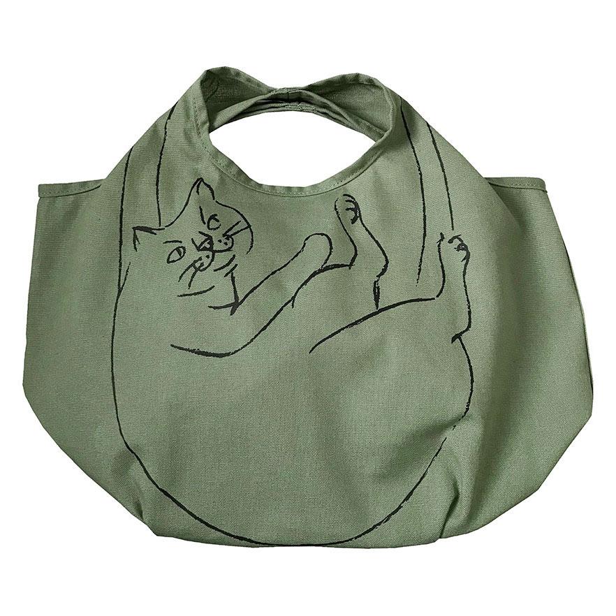 ROOTOTE エコバッグ ルートート NA.ルーショッパーミニマルシェ-B 猫 ねこ ネコ neko トートバッグ 折りたたみ オリーブ : クラシモノ CDF - 通販 - Yahoo ...