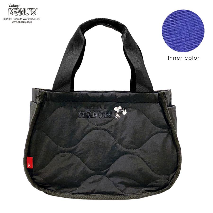 ROOTOTE 2022新作 スヌーピーバッグ ルートート IP.デリ.キルト.ピーナッツ おしゃれ スヌーピー 洗濯可 腕掛け スヌーピートートバッグ ブラック : クラシモノ CDF ...