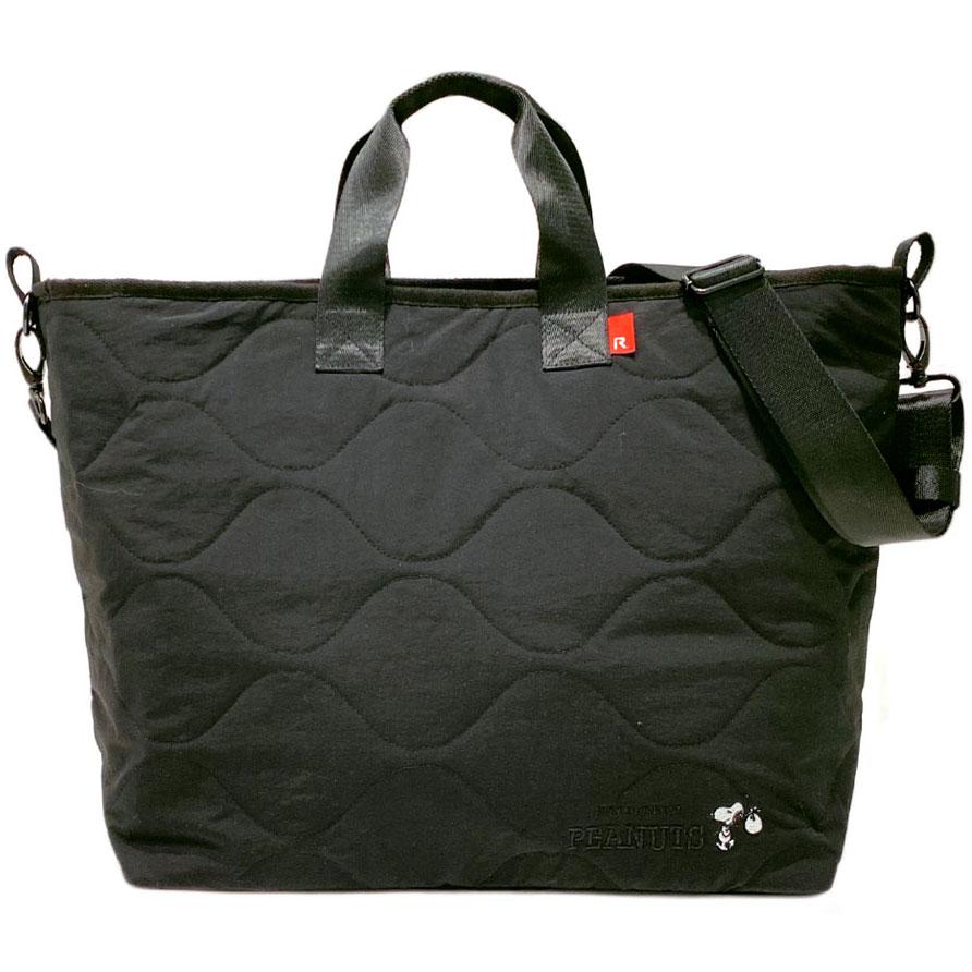 ROOTOTE 2022新作 スヌーピーバッグ ルートート IP.グランデ.キルト.ピーナッツ おしゃれ スヌーピー 洗濯可 ショルダー 大きめ スヌーピートート ブラック : クラシモノ ...