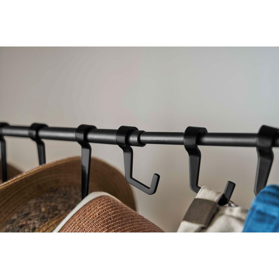 帽子収納アイデア 正規品 TOWER タワー 帽子収納スタンド 伸縮可能 フック 複数個 おしゃれ シンプル 帽子掛け 帽子フック 山崎実業 ブラック :22246:暮らし・モノ C.D.F ...