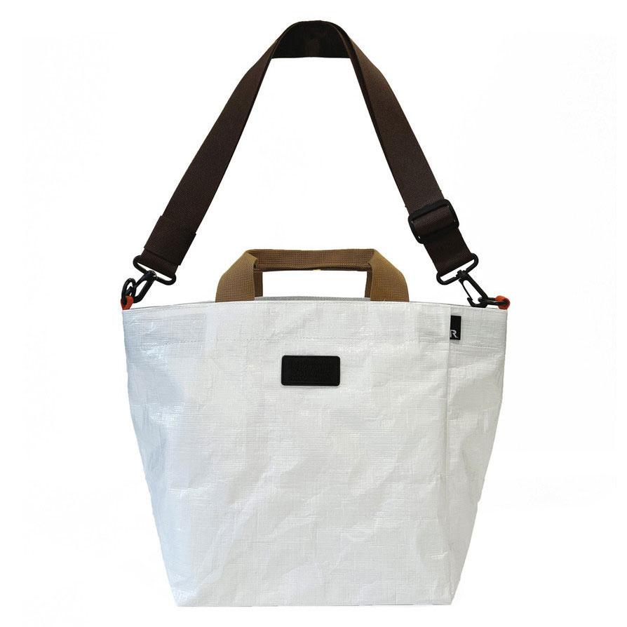 ROOTOTE 2023新作 ショルダーバッグ ルートート SN.デリ2way.タープ-C おしゃれ ショルダー付き レジャーシート素材 ショルダートート 正規品 ホワイト : クラシモノ ...