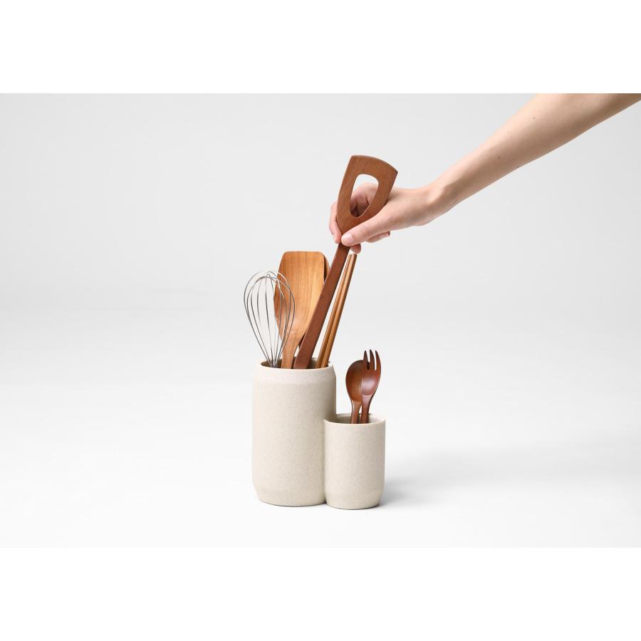 キッチンツールスタンド ideaco イデアコ キッチンツールスタンド コンボ COMBO カトラリースタンド 箸立て キッチンツール収納 ストーンサンドブラック :22812:クラシモノ ...