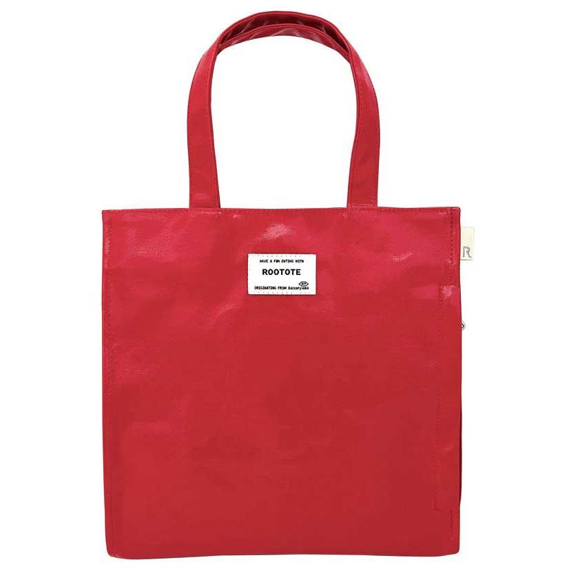 ROOTOTE 2023新作 トートバッグ ルートート EU.スクエア.ラミネート-G 小さめ 艶 エナメル おしゃれ ミニトート レディーストート トート 正規品 レッド : クラシモノ ...