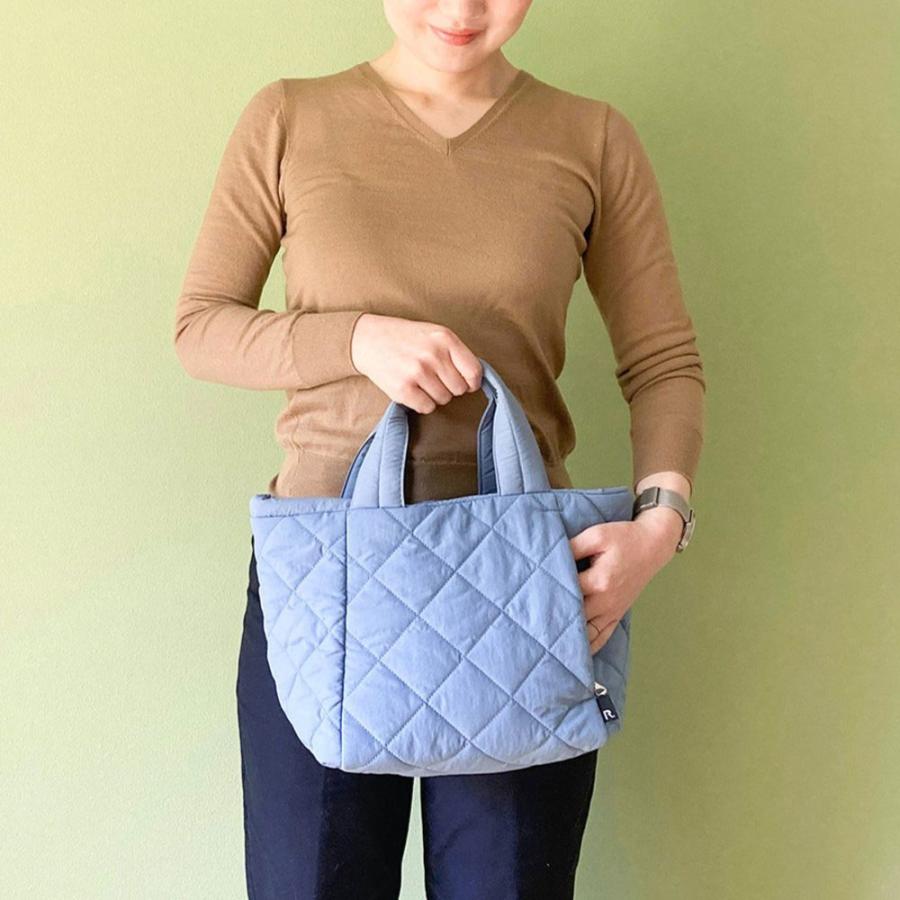 ROOTOTE 2023新作 トートバッグ ルートート SN.デリ.ダイヤキルト 手持ち キルティング はっ水 ファスナー開閉 レディーストート ホライズンブルー : クラシモノ CDF ...