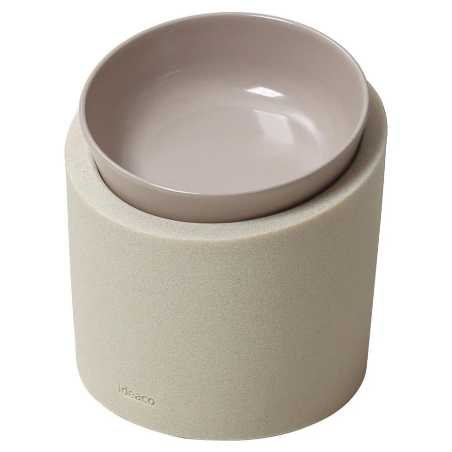 ペットフードボウル ideaco イデアコ ペット用食器 ペットフィーダー フードボウル 正規品 High（高） ストーンサンドホワイト/グレージュ : クラシモノ CDF - 通販 ...