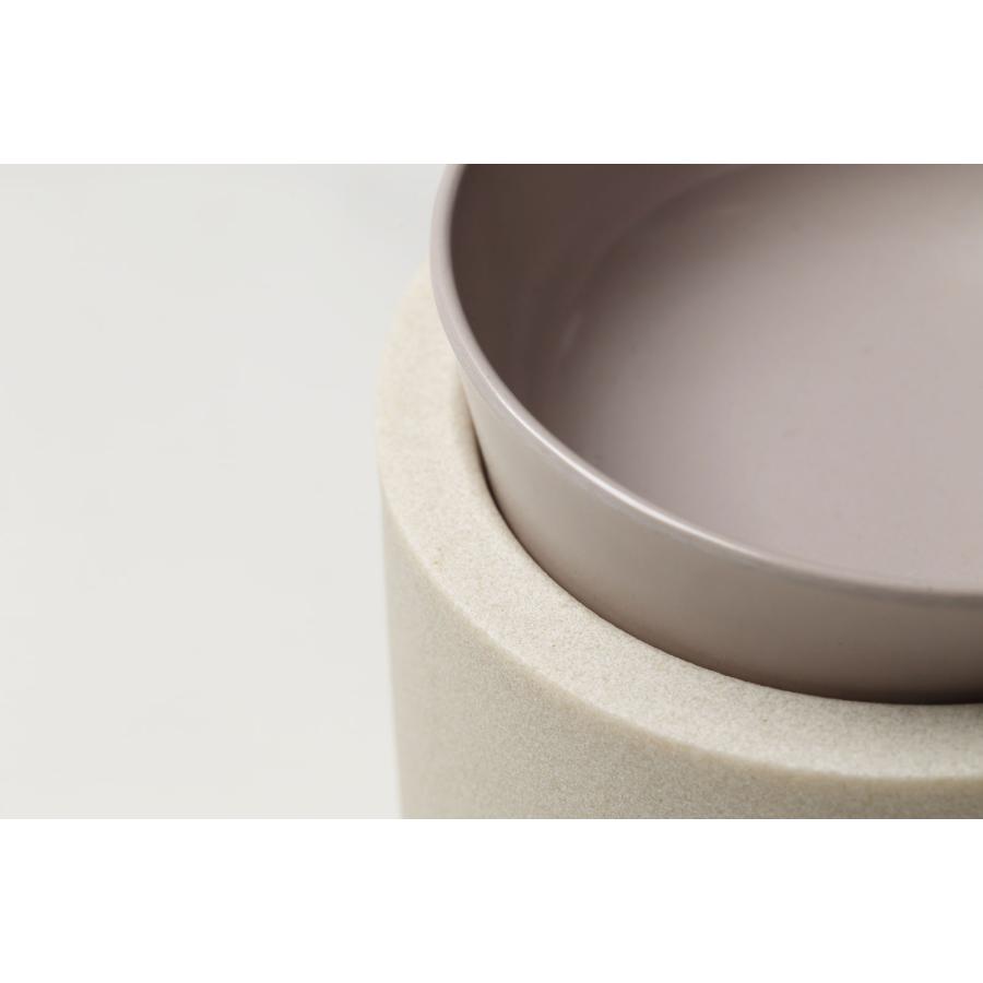 ペットフードボウル ideaco イデアコ ペット用食器 ペットフィーダー フードボウル 正規品 High（高） ストーンサンドホワイト/グレージュ : クラシモノ CDF - 通販 ...