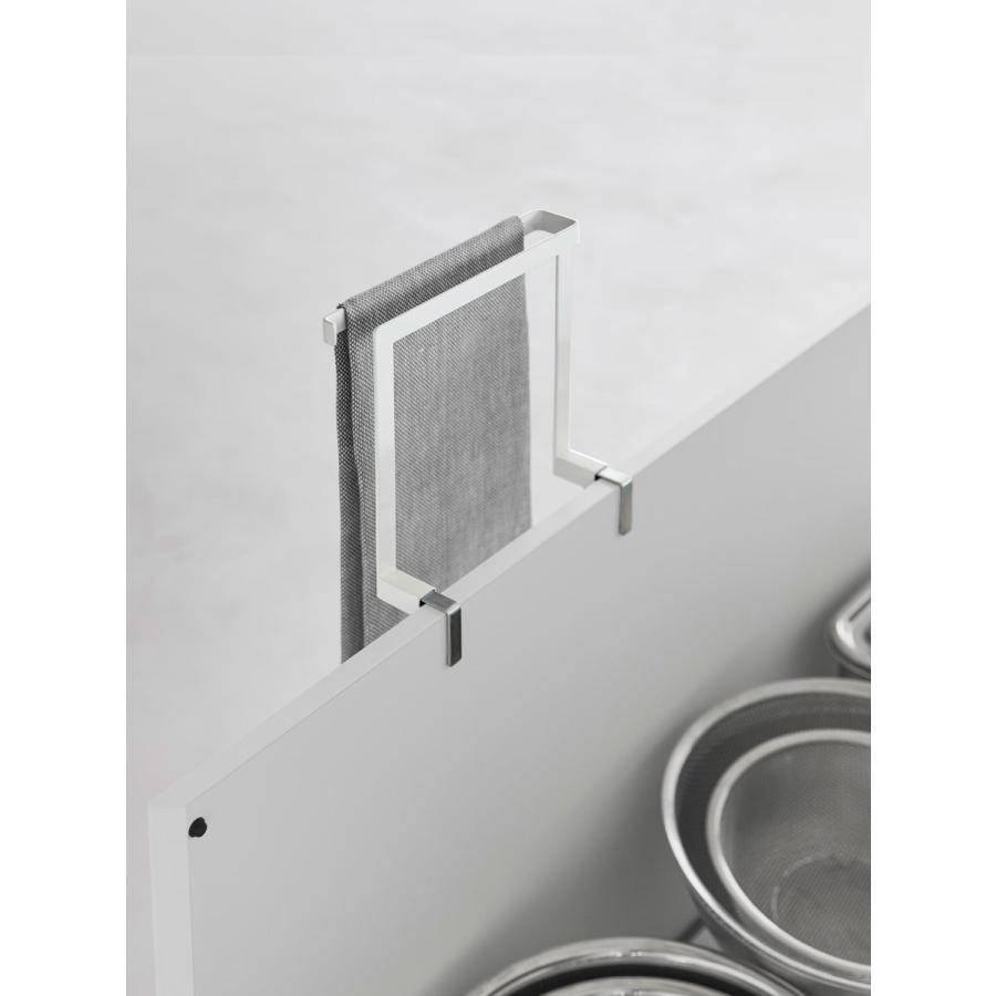 tower タオルハンガー タワー キッチンシンク下収納扉タオルハンガー H15 シンク下扉用 巻き込み防止 タオルバー タオル掛け 山崎実業 ホワイト : クラシモノ CDF - 通販 ...