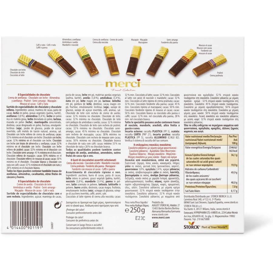 ストーク メルシー アソート250g (20本入) 2箱セット 7種類の味 ドイツチョコ メルシーチョコレート : 総合ショッピングくろねこ屋 ...