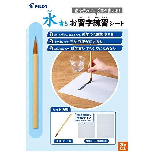 PILOT（文具） PILOT 水書きお習字練習シート パイロット 書道 水でお習字 水 水書き用紙 半紙 10061072 : CDM ...