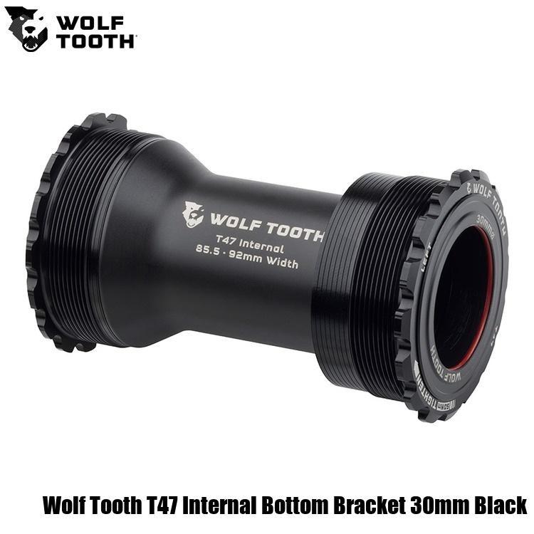 WOLF TOOTH ウルフトゥース Wolf Tooth T47 Internal Bottom Bracket 30mm Black 自転車 ボトムブラケット(BB ...