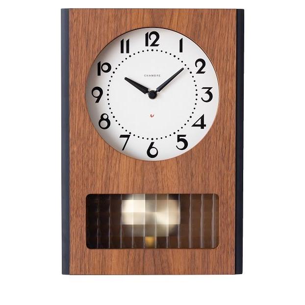 BC PENDULUM CLOCK CHAMBRE掛け時計 WALNUT シャンブル掛け時計 GLASS振り子時計 CH051WN : ch051wn : インテリア雑貨セシセラ ヤフー店 ...