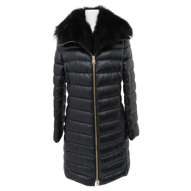 HERNO HERNO ファー付きダウンコート 【ファー】 ブラック 44 A1【中古】 : セレブ ヤフーショップ - 通販 - Yahoo!ショッピング