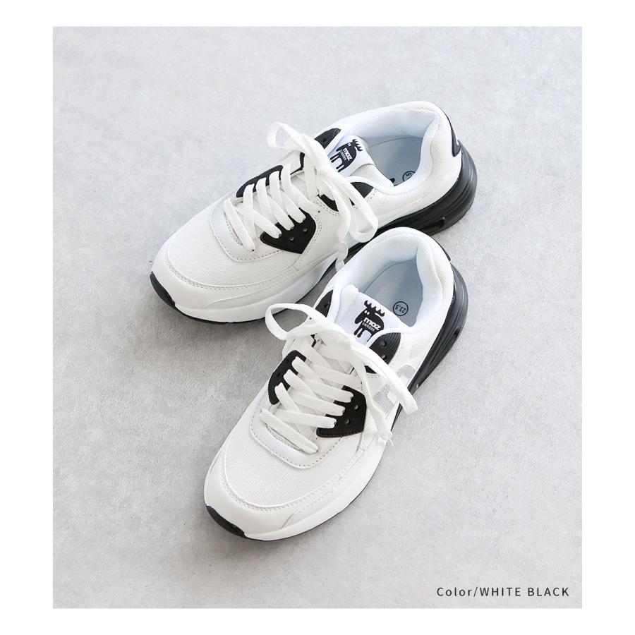 moz スニーカー レディース 厚底 エアーソール ローカット 軽量 3e ジュニア モズ 北欧 白 ホワイト 黒 ブルー 青 オレンジ 3368 : kobe-mz-3368 : スニーカー ...