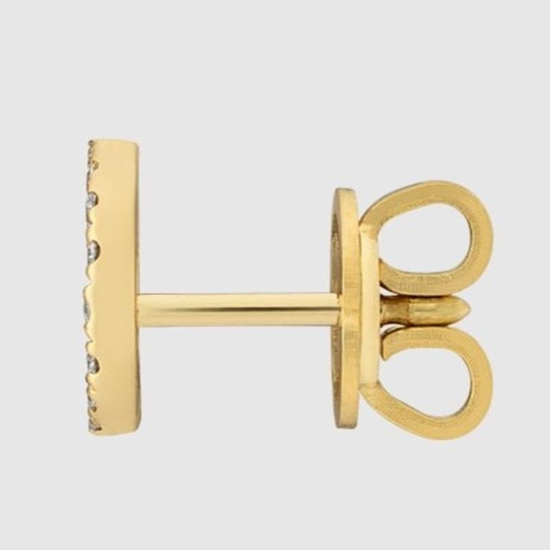 グッチ GUCCI レディース グッチ インターロッキング ダイヤモンド付き スタッズ729408 J8540 8000【18K イエローゴールド 】【送料無料】【正規品】 :GU-1797 ...