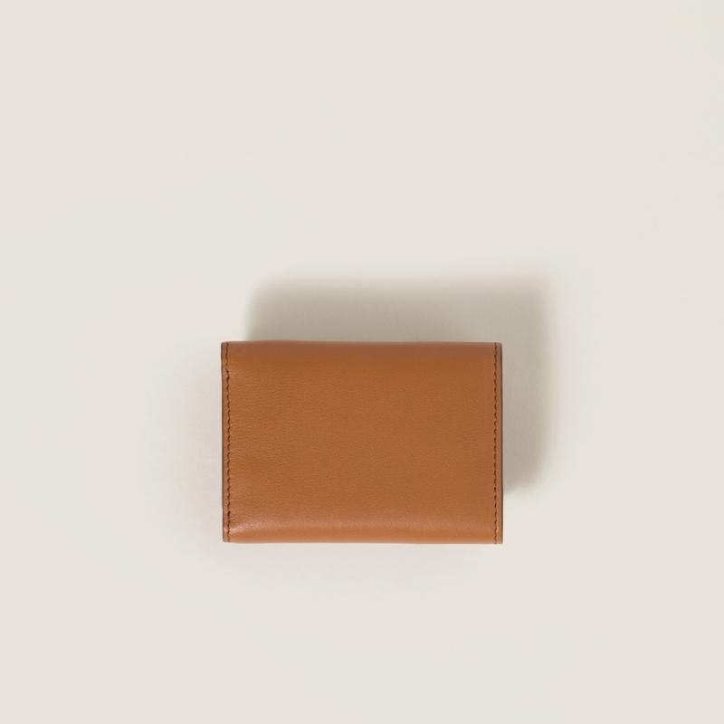 miu ミュウミュウ MIU レザー 財布5MH021_2CSB_F0NQY【コニャック+ブラウン 】【送料無料】【正規品】 : ブランドバッグ・雑貨 Celebrity - 通販 ...