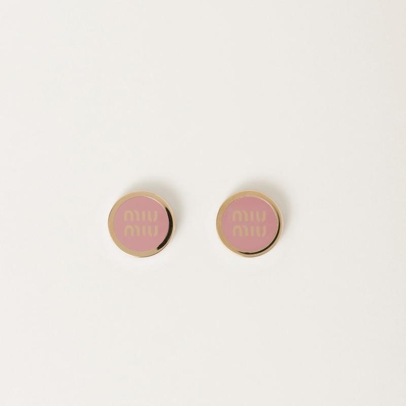 miu ミュウミュウ MIU エナメルメタル ピアス【オーキッドピンク 】【送料無料】【正規品】 : ブランドバッグ・雑貨 Celebrity - 通販 - Yahoo!ショッピング