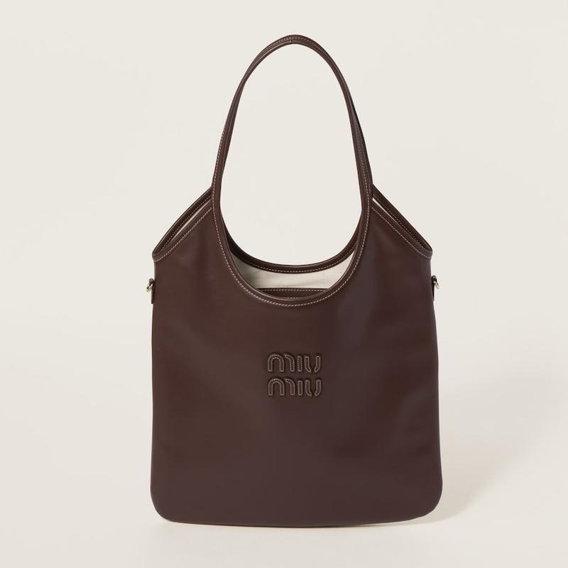 miu ミュウミュウ MIU アイビー レザー バッグ【ブラウン 】【送料無料】【正規品】 : ブランドバッグ・雑貨 Celebrity - 通販 - Yahoo!ショッピング