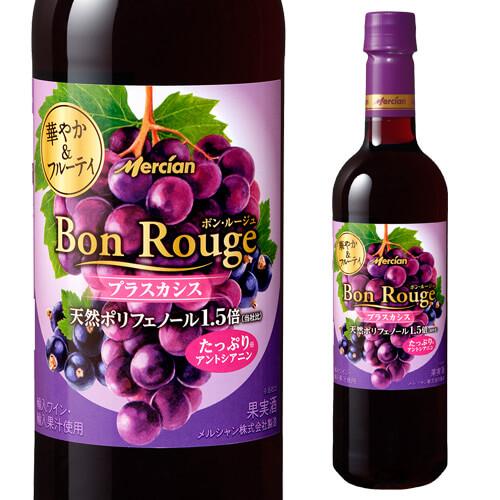 ボン ルージュ プラス カシス 720ml ペットボトル 長S 虎 国産ワイン 日本 メルシャン キリン Bon Rouge ボン ルージュ ...