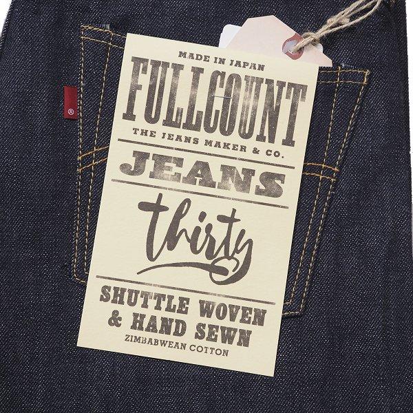 FULLCOUNT [30周年記念限定モデル]フルカウント 1108-30ANV ORIGINAL 1108 SLIM STRAIGHT NON WASH ジーンズ デニムパンツ ...