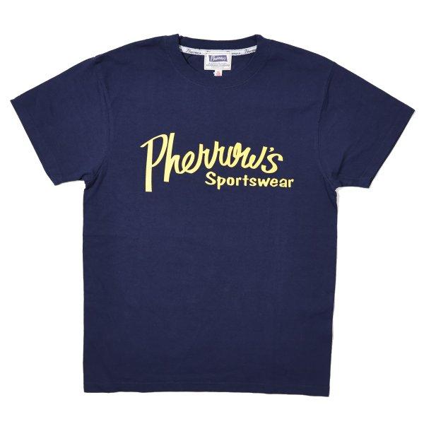 Pherrow's ネコポス送料200円 フェローズ プリント Tシャツ 半袖 定番ロゴ PT1 PHERROWS : CELLULOID - 通販 - Yahoo!ショッピング