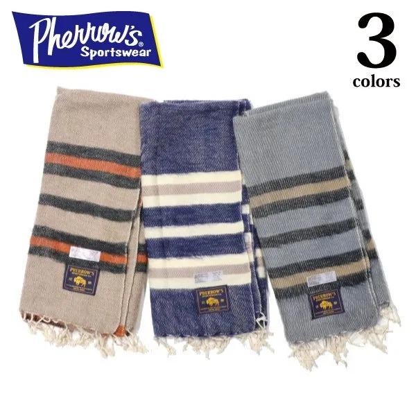 Pherrow's フェローズ 24W-PNBK1 インディアン ブランケット マフラー BLANKET MAFFLER PHERROWS ...