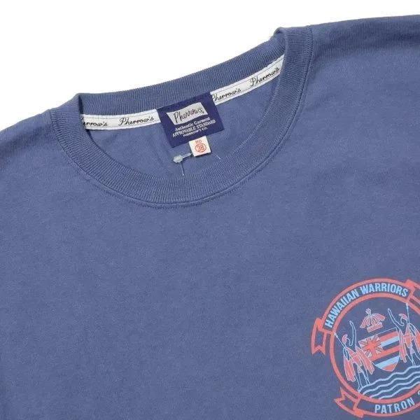 Pherrow's ネコポス送料200円 フェローズ 25S-PT6 HAWAIIAN WARRIORS プリントTシャツ 半袖 T-SHIRTS PHERROWS 2025年新作 ...