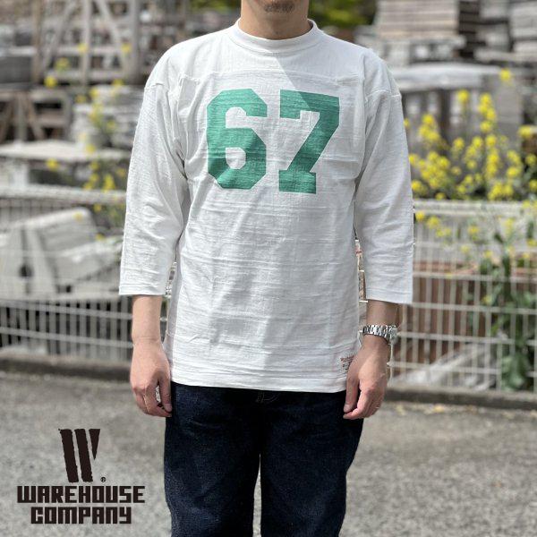 WAREHOUSE ネコポス送料200円 ウエアハウス Lot 4063 7分袖フットボールTシャツ NO.67 2024年春夏新作 : CELLULOID - 通販 - Yahoo!ショッピング